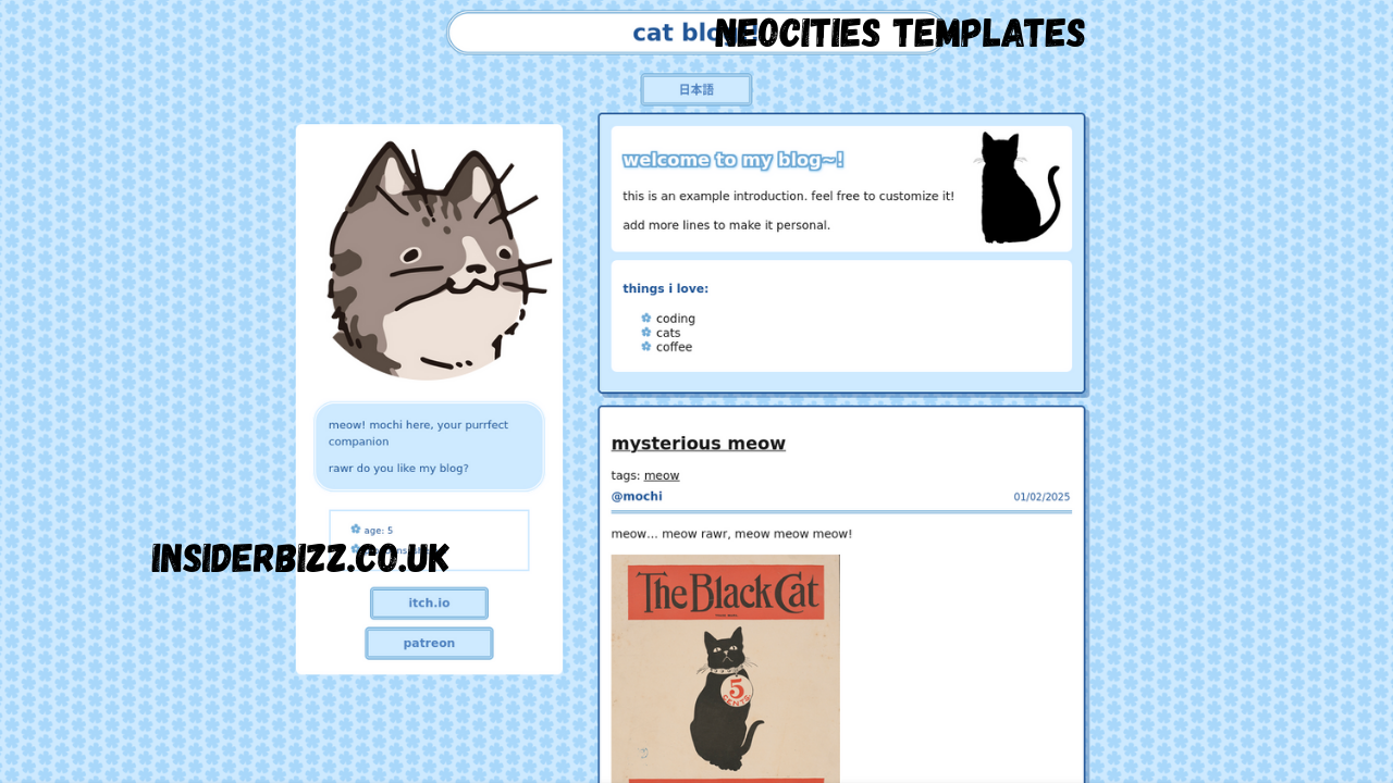Neocities Templates: Easy & Free Website Designs for 2025 - InsiderBizz